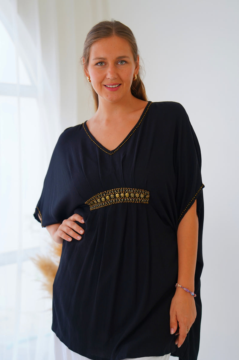 Kamala Black Top – DIVINE DIVA BALI